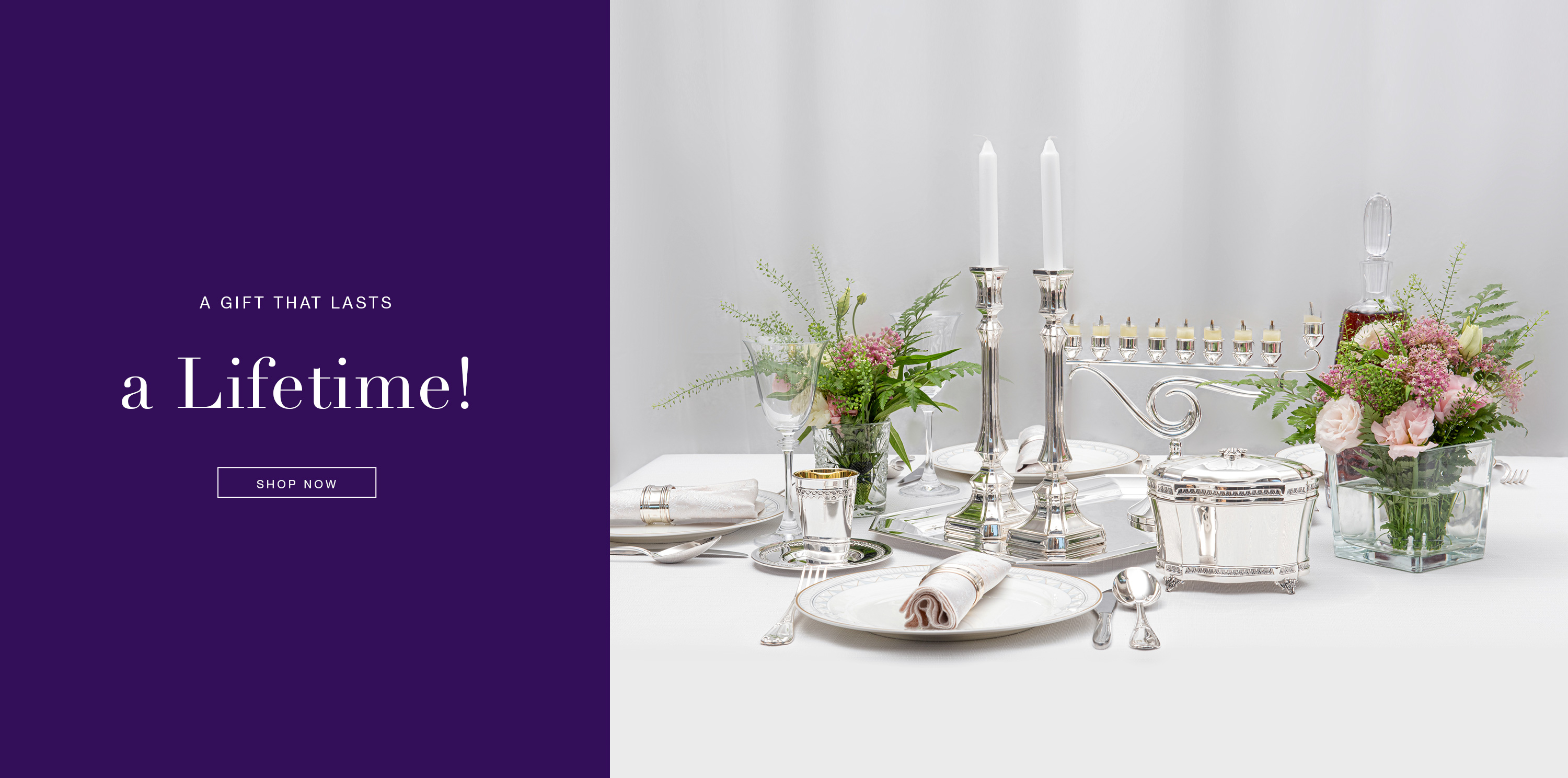 Hazorfim - Handmade Silver Candlesticks, Candelabras And Menorahs