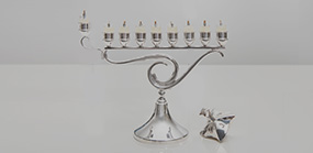 Hazorfim - Handmade Silver Candlesticks, Candelabras And Menorahs